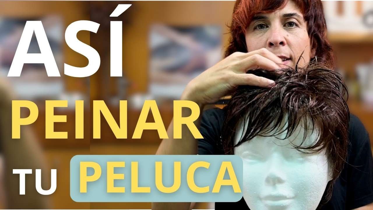 Secretos para peinar tu peluca de cabello corto - YouTube