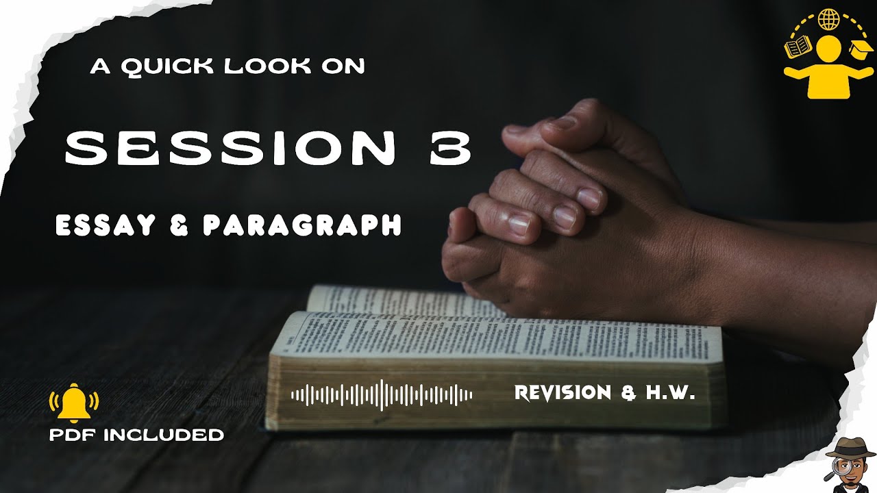 Revision on Session Three (Writing Skills) & Answering Homework - YouTube