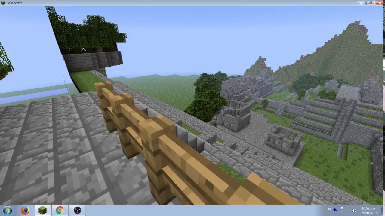 Machu Picchu minecraft - YouTube