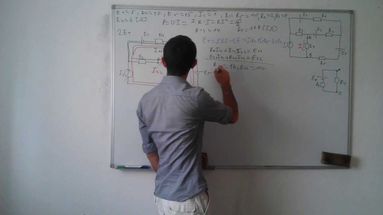 Jednosmjerne struje Tevenenova teorema 13 - YouTube