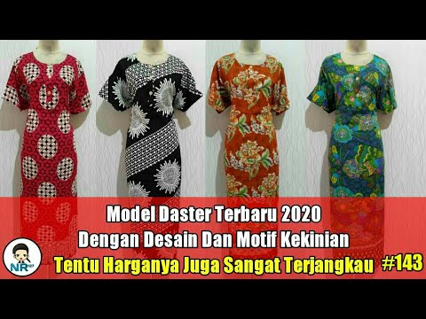 🔴 Model Daster Batik Terbaru 2020 Dengan Desain Dan Motif Kekinian #143 ...