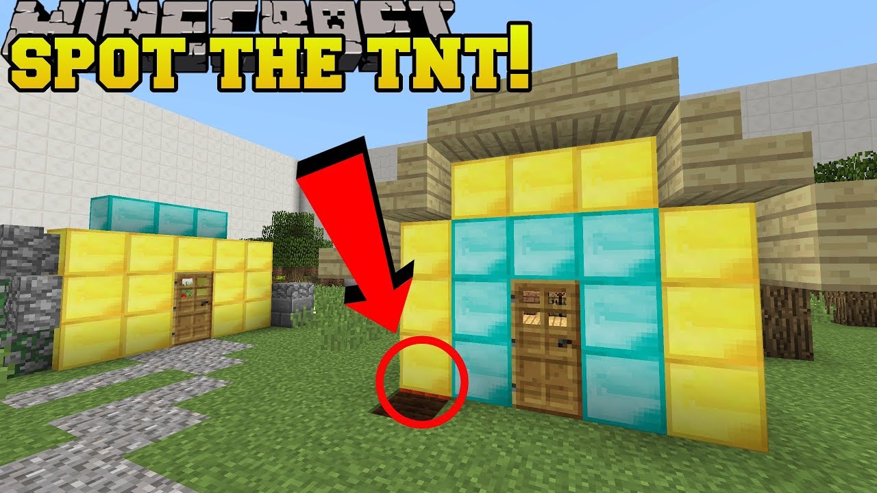 Minecraft: CAN YOU SPOT THE TNT?!? - Custom Map