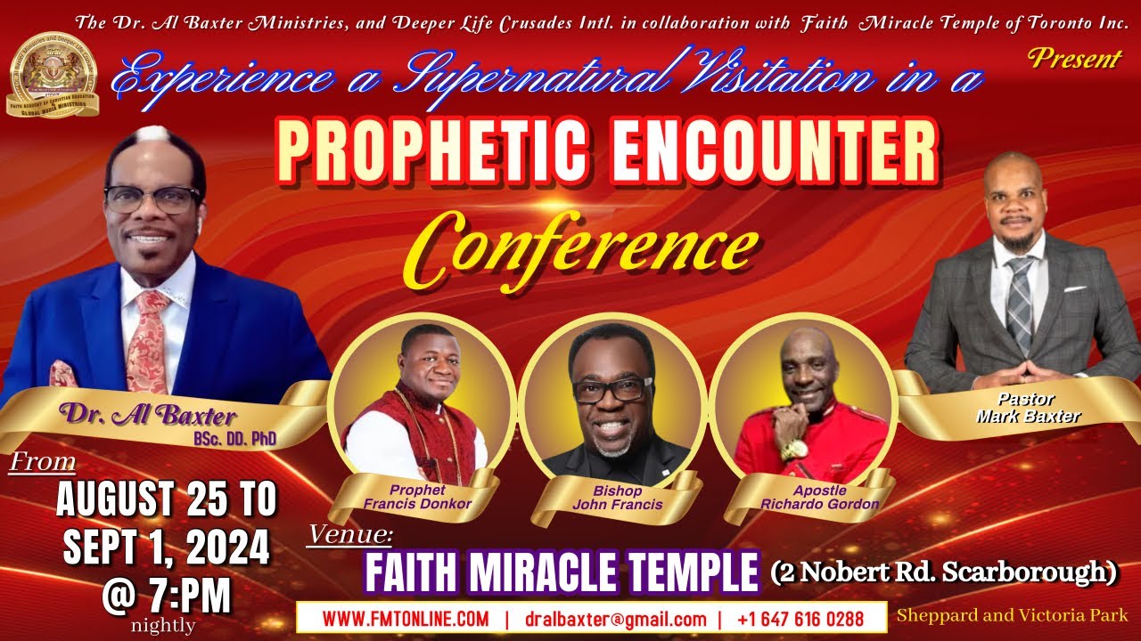 Prophetic Encounter Conference 2024 | Hosted by Dr. Al Baxter ...