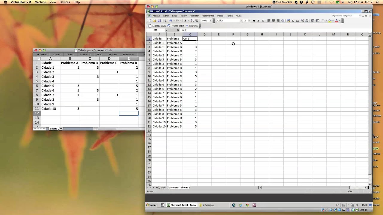 Reshape data (unpivot) for Tableau - YouTube