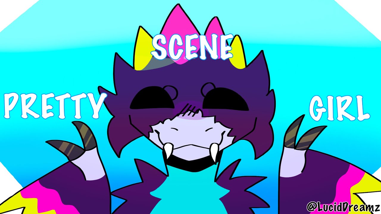 PRETTY SCENE GIRL // Animation meme - YouTube