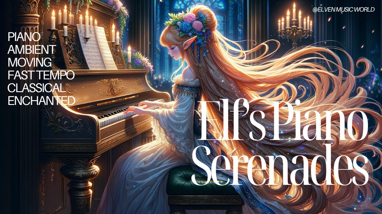 Elven Castle 4K - Elf's Piano Serenades - Fantasy Music - Piano Music ...