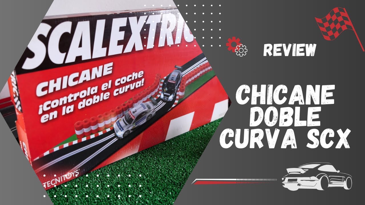 Unboxing y Review Chicane Doble Curva Scalextric - YouTube