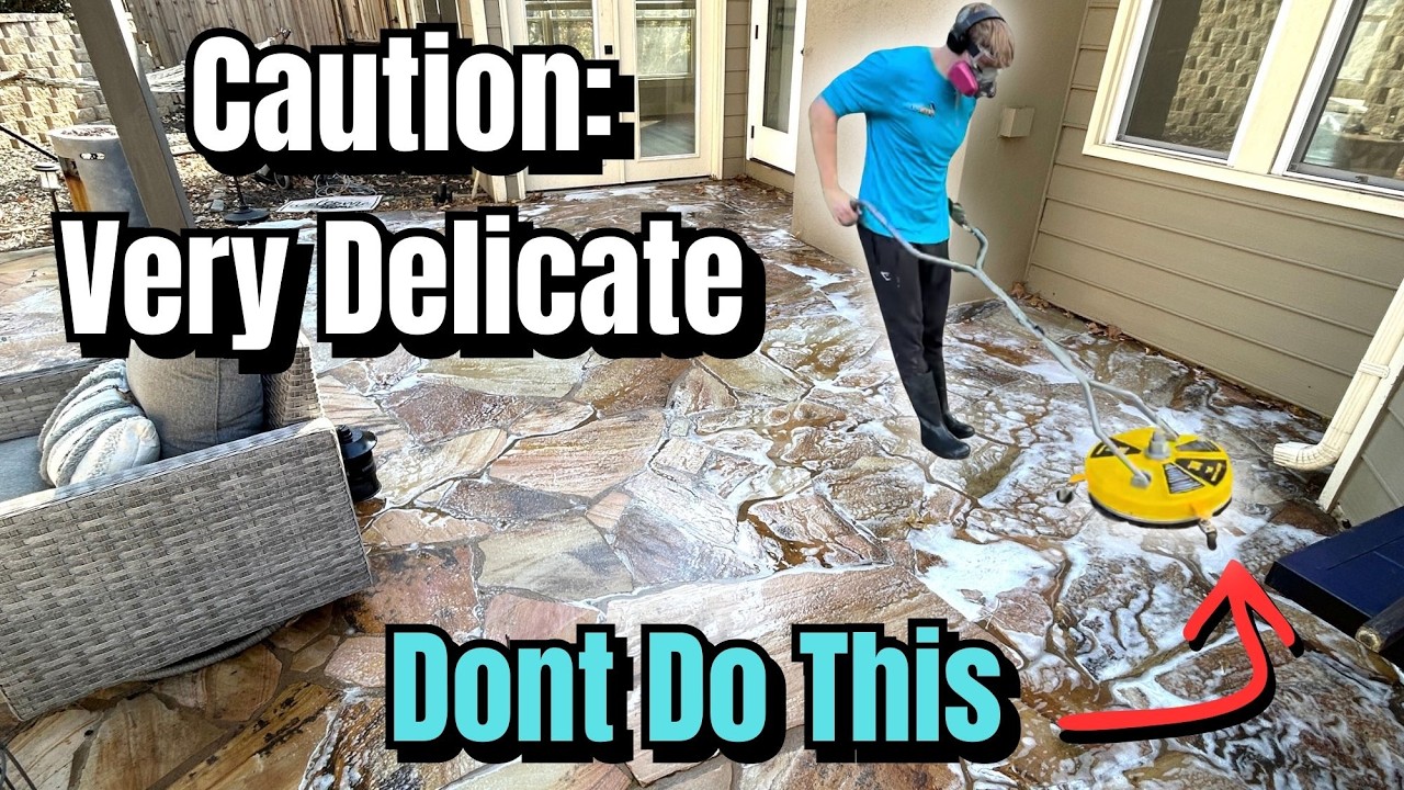 The Correct Way to Pressure Wash Stone (2026). - YouTube