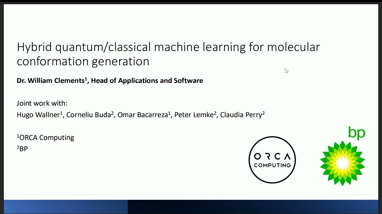 William Clements - Hybrid Quantum/Classical Machine Learning for ...