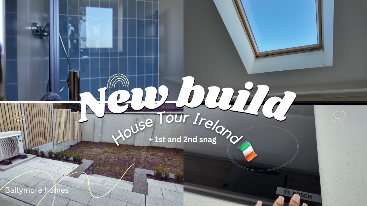 We bought a New Build in Ireland | Empty House Tour + Snagging Day ...