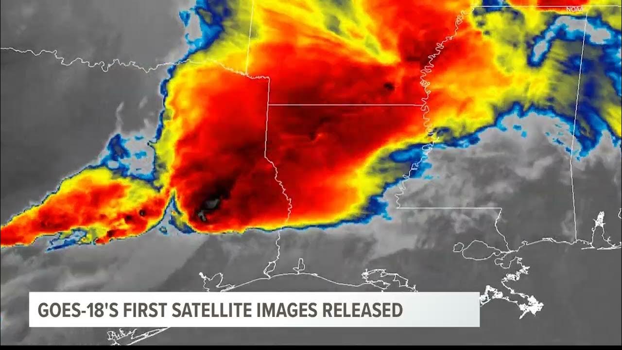 NOAA releases first images from GOES-18 satellite - YouTube