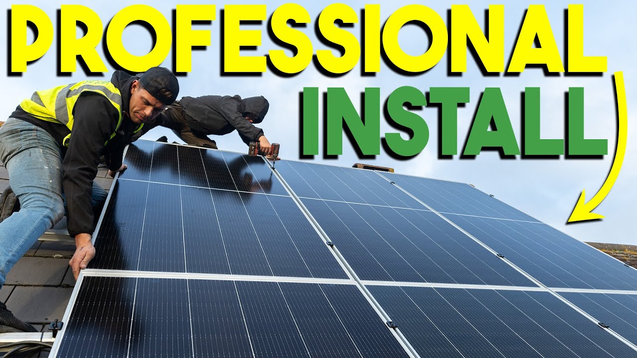 How to PROFESSIONALLY Install SOLAR! ☀️ - YouTube
