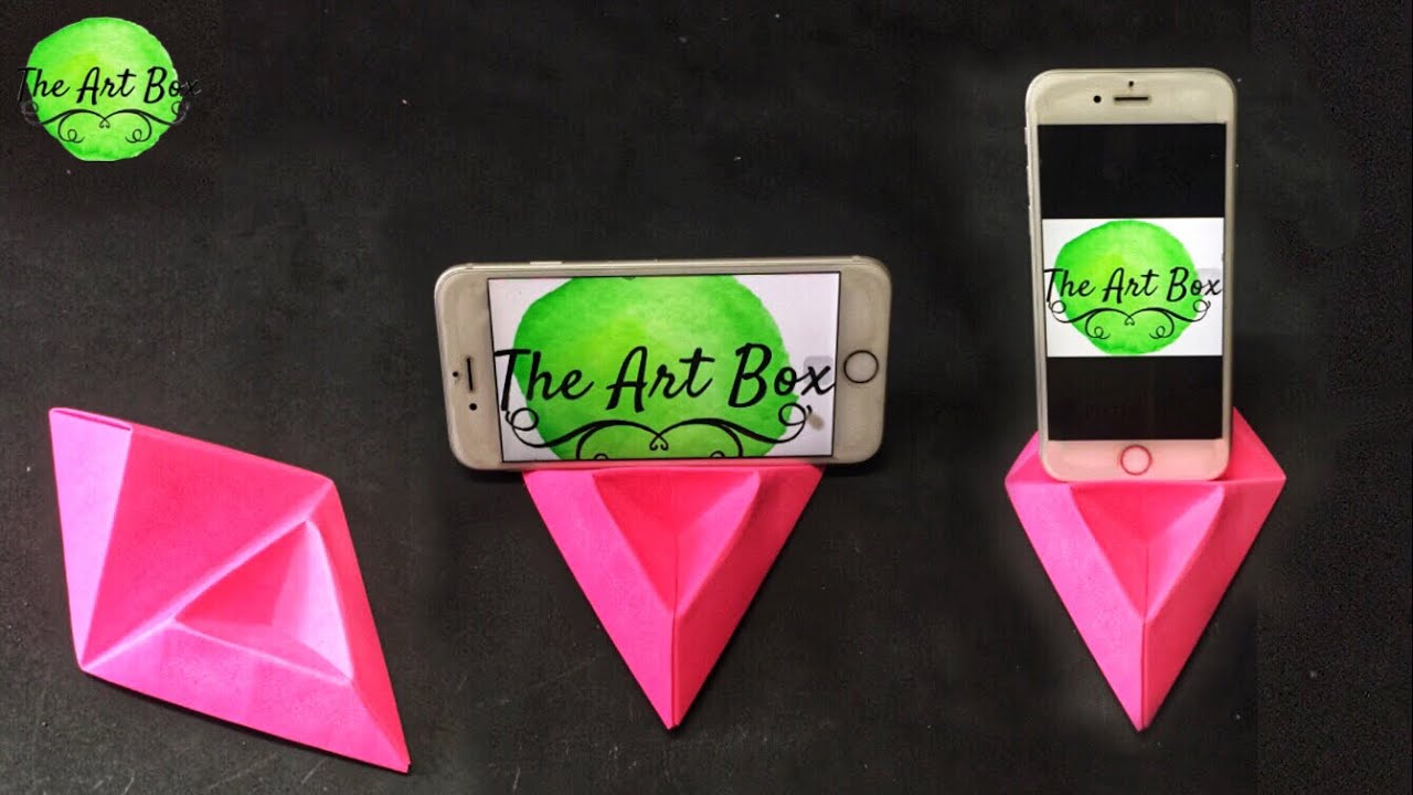 Phone Stand | paper stand | creative paper stand | Paper PhoneStand ...