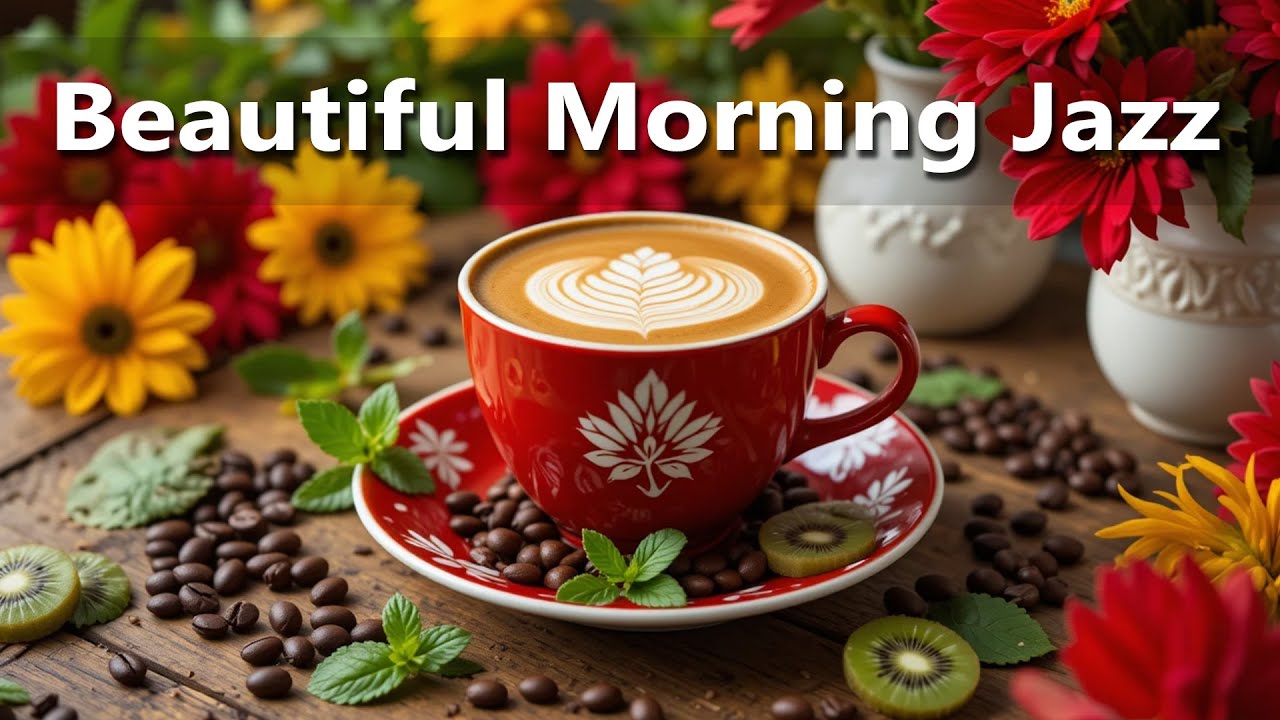 Beautiful Morning Jazz in a Flower Garden 🌸 Relaxing Bossa Nova Music ...