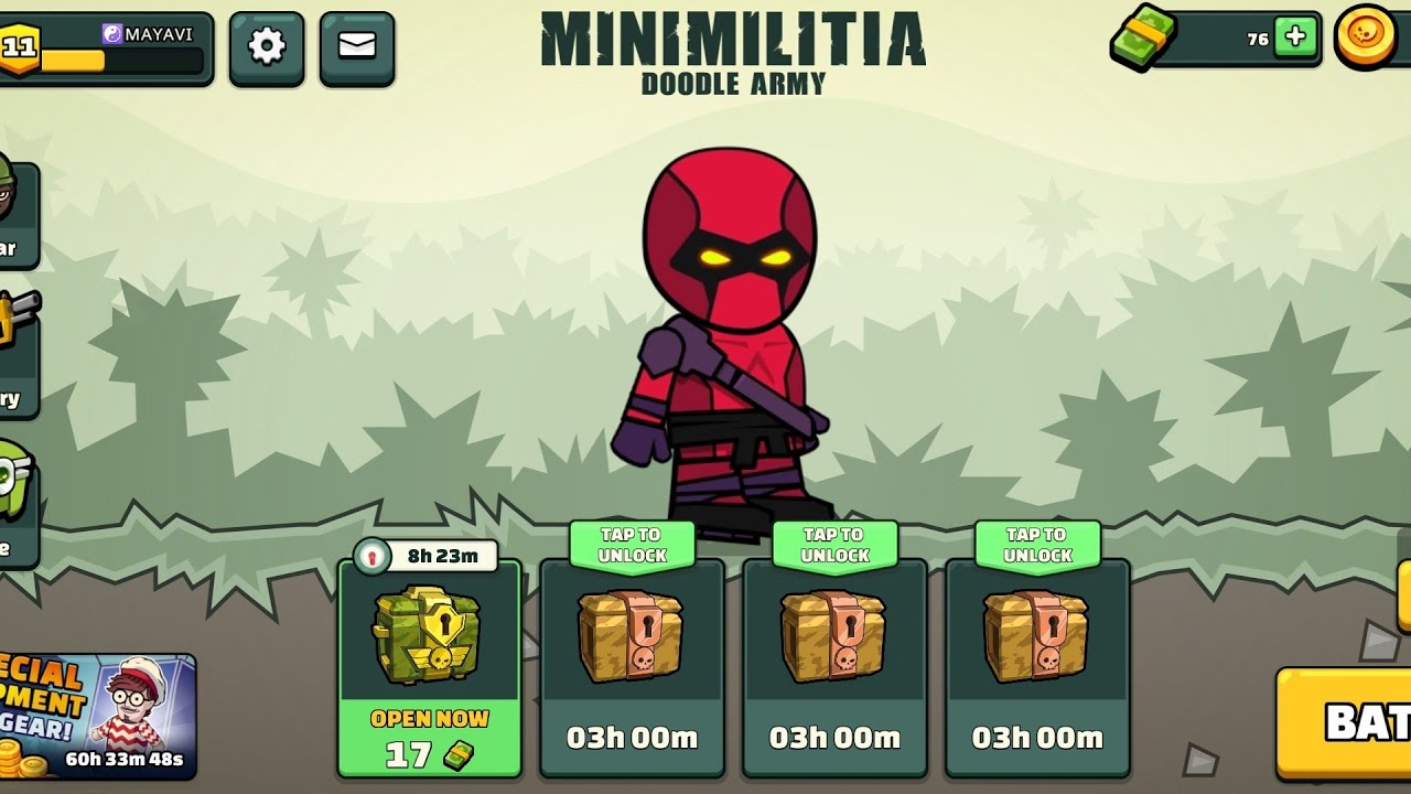 Mini miltia Gameplay..old is gold.#minimilitia || India|| kerala ...