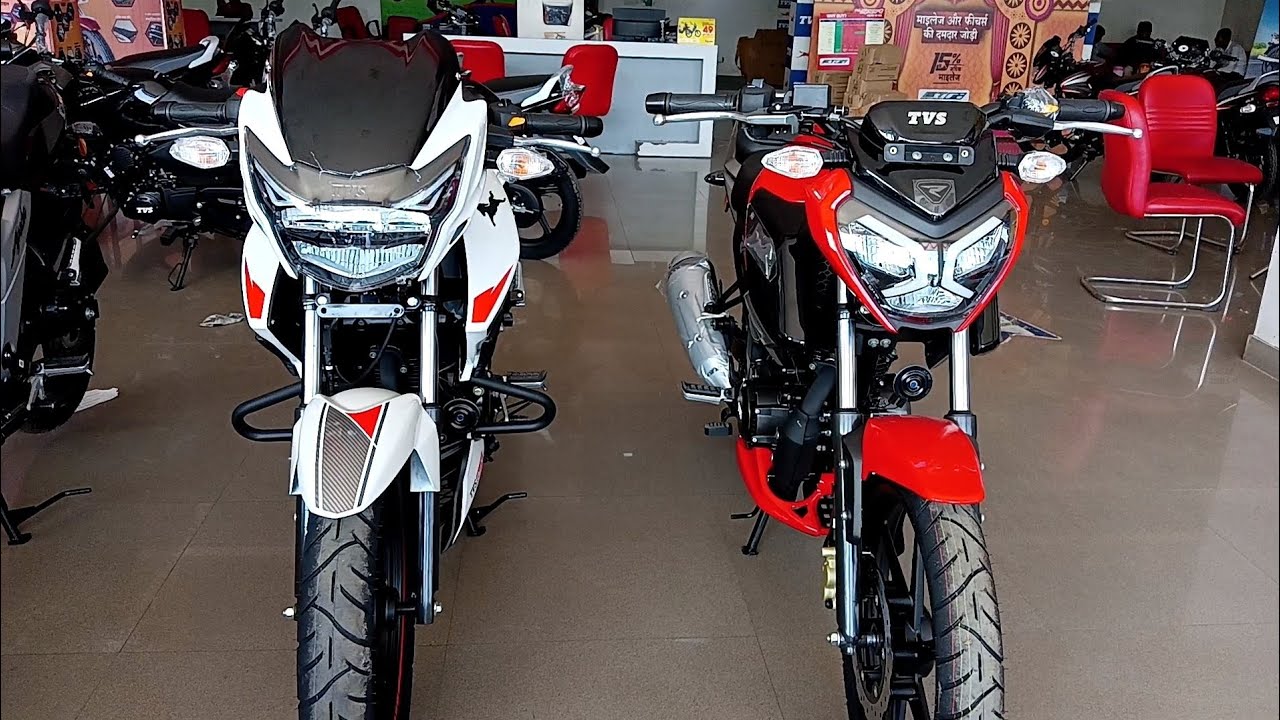 Tvs Apache RTR 160 2v Vs Tvs Raider 125 | Comparison Review | Tvs ...