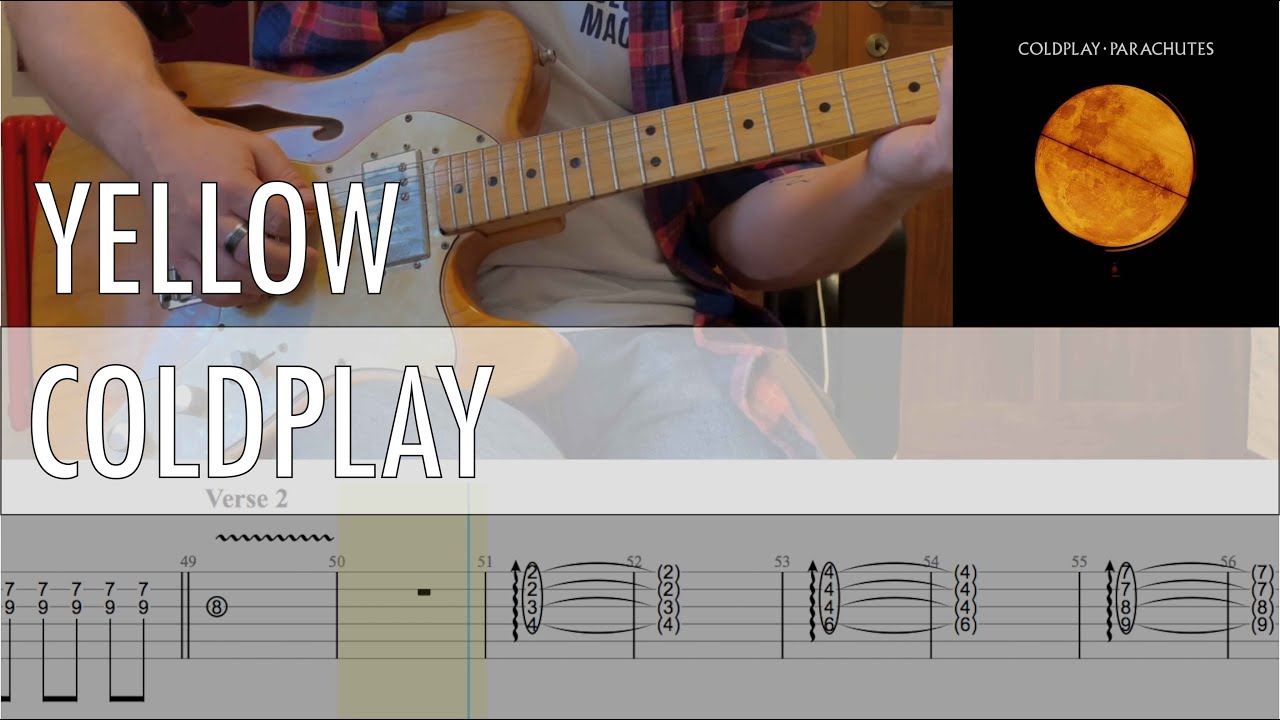 Yellow Coldplay Cover • Guitar Tab • Tutorial • Lesson Chords - Chordify