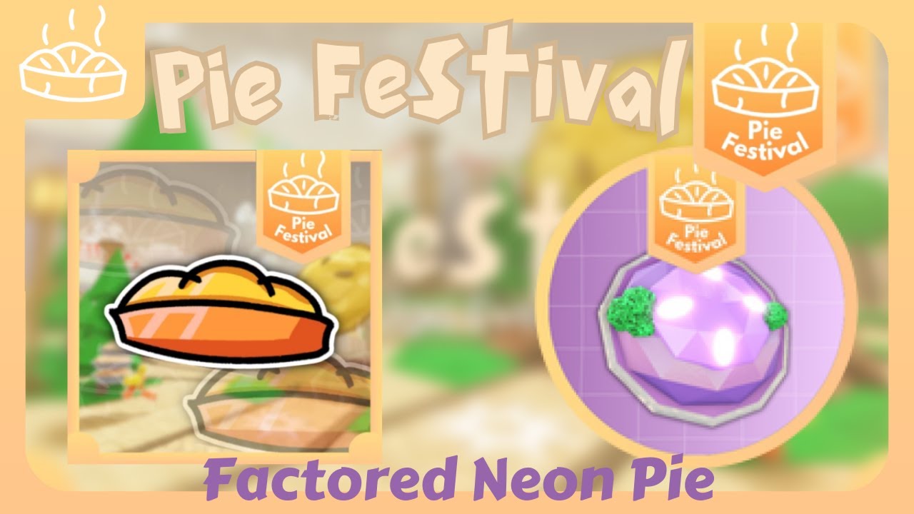 How to get the Factored Neon Pie in Pie Festival! - YouTube