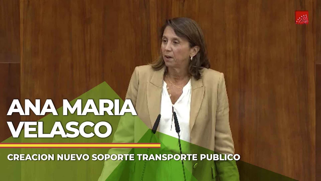Intervención Ana María Velasco en pleno de la Asamblea de Madrid - YouTube