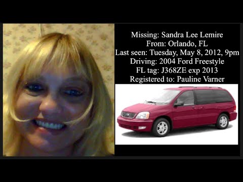 2012 Cold Case: Sandra Lee Lemire FL J368ZE. Diabetic Shock? Poor Night ...