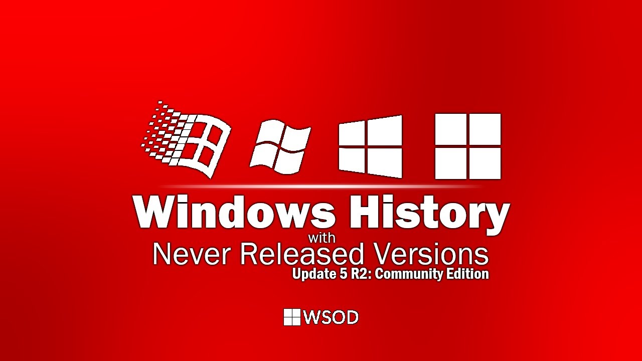 Windows History with Never Released Versions: Update 5 Revision 2 CE ...