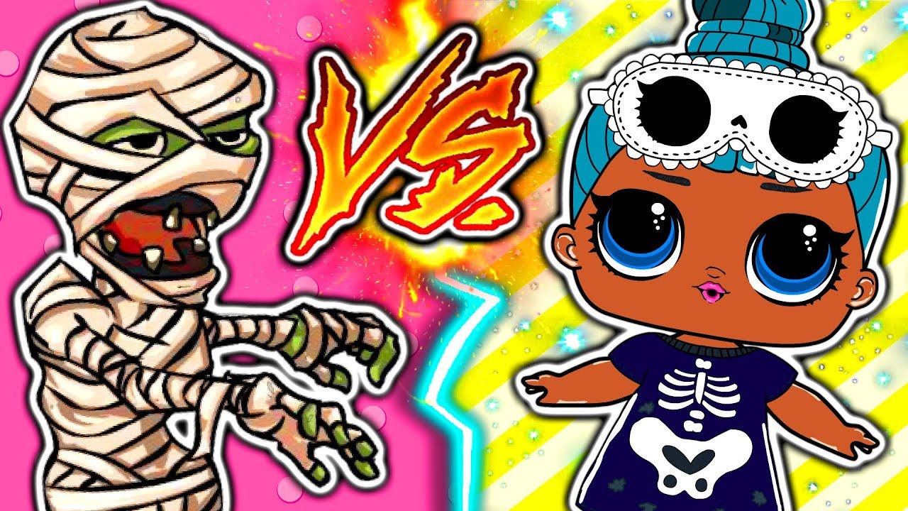LOL DOLL chose the costume for Halloween | The Mummy | LOL Surprise ...