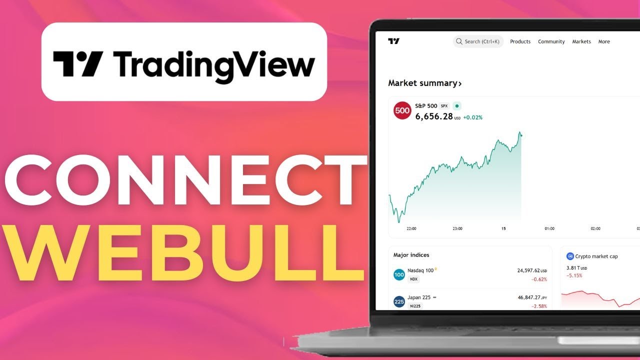 HOW TO CONNECT WEBULL TO TRADINGVIEW TRADE DIRECTLY ON TRADINGVIEW ...
