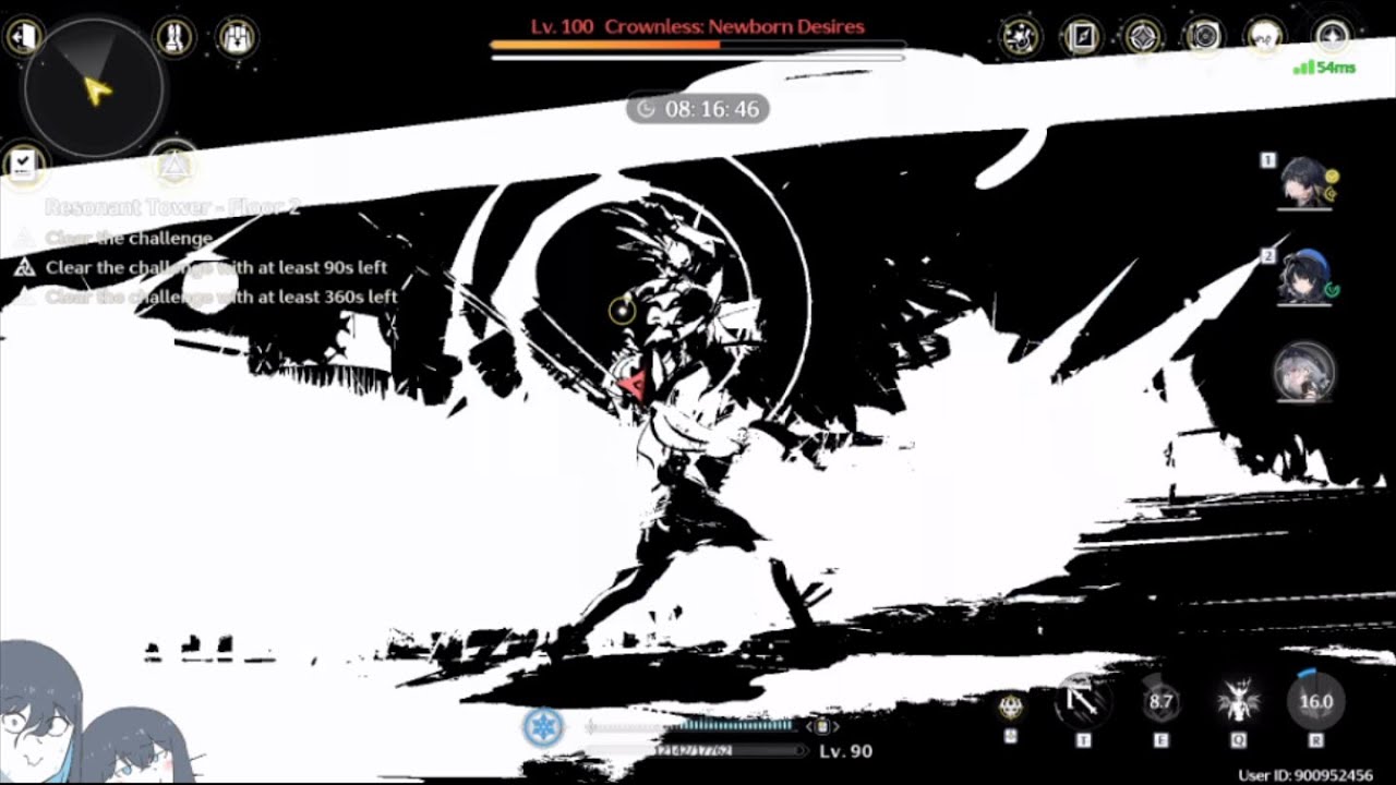 Rover Yangyang Sanhua vs Crownless Overdrive Zone Resonant Tower Floor ...