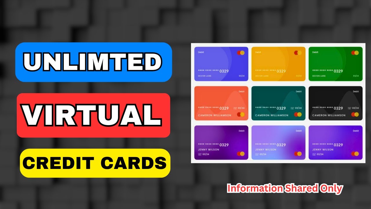 Free Virtual Credit Cards Online (Safe & Easy Guide) - YouTube