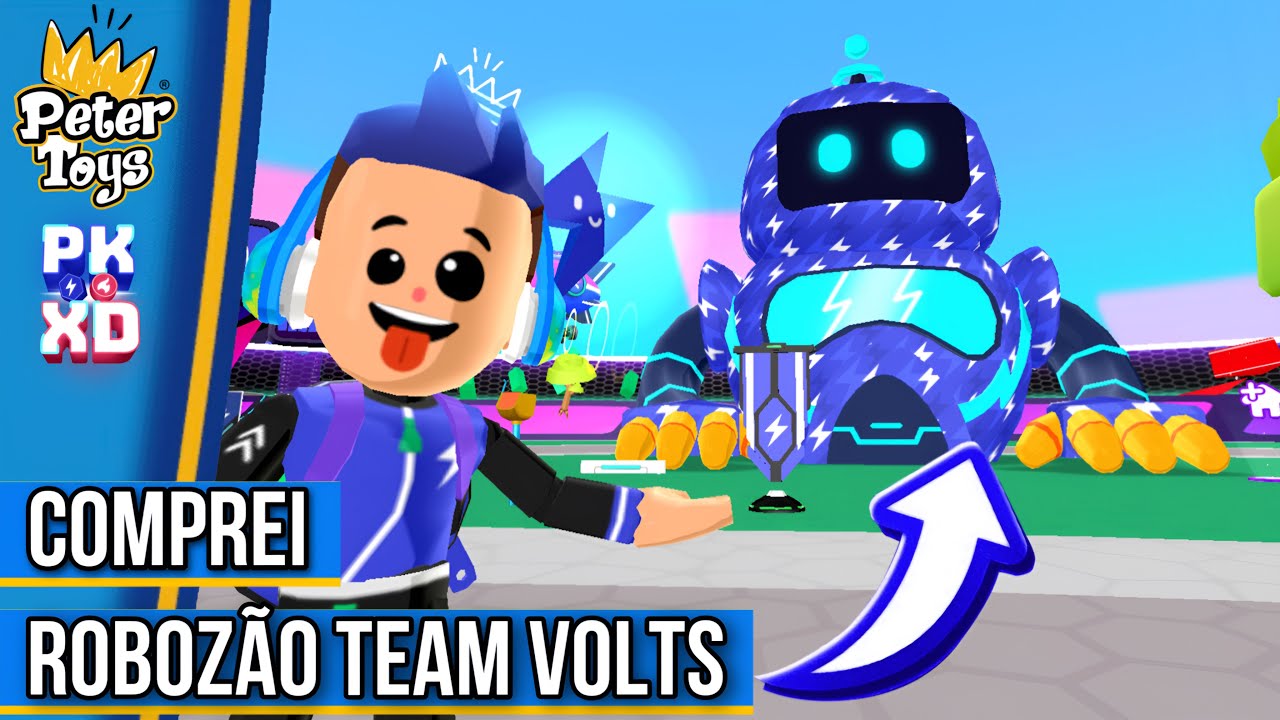 PK XD COMPREI O NOVO ROBOZÃO DO TEAM VOLTS! - YouTube