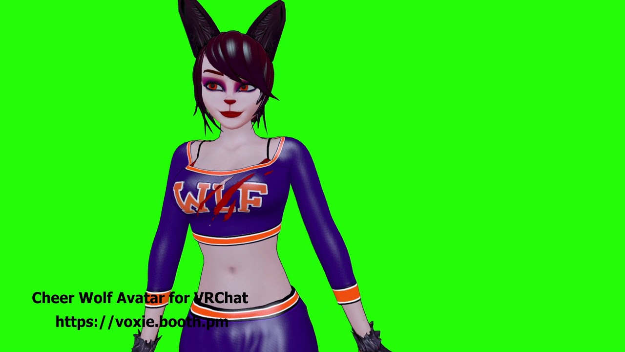 Cheer Wolf Avatar for VRChat - Candid Compilation - YouTube