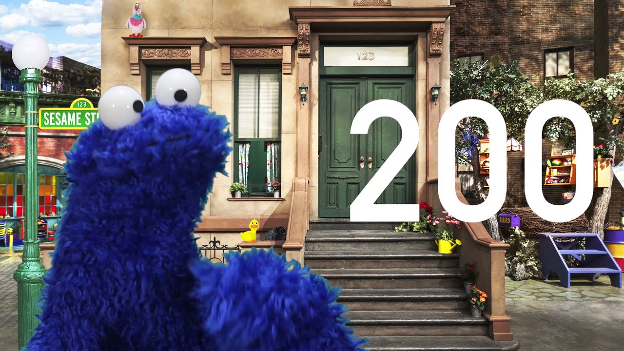 Count to 200 with Cookie Monster - YouTube
