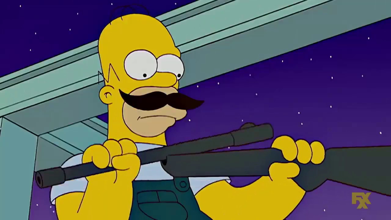 The Simpsons - Homer is an assassin - YouTube