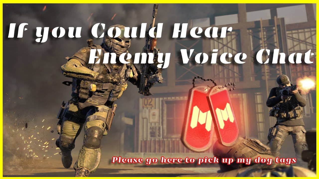 If You Could Hear Enemy Voice Chat | Funny moments | COD Mobile Battle ...