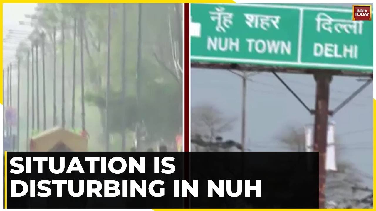 Haryana Nuh: The Situation Is Disturbing In Nuh Where Arson And ...