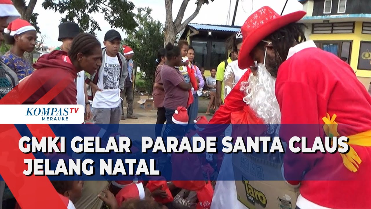 GMKI Gelar Parade Santa Claus Jelang Natal - YouTube