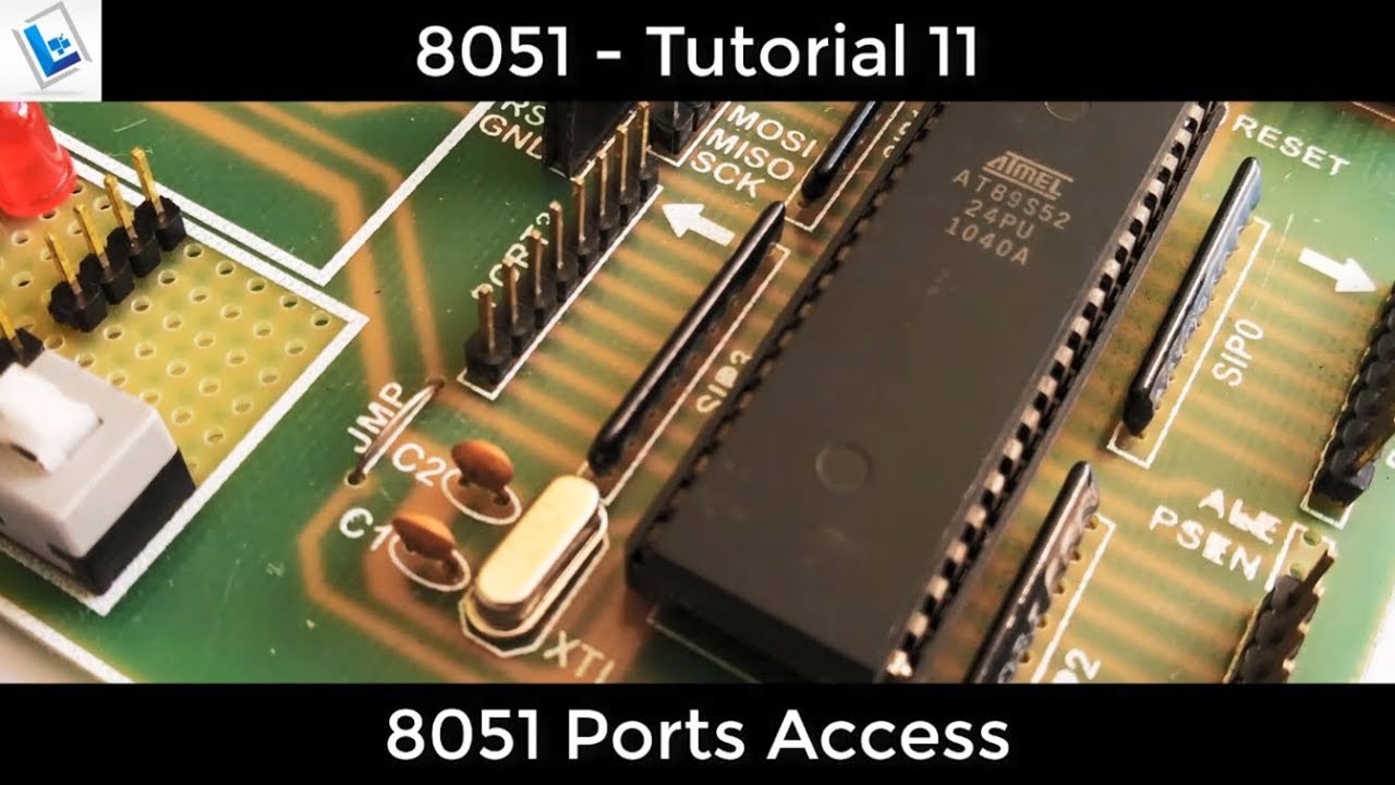 8051 Tutorial 11 - 8051 Ports Access - YouTube