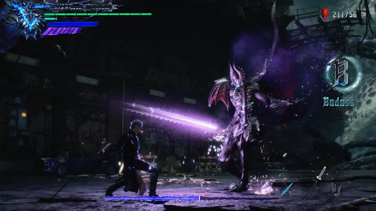 Devil May Cry 5 Vergil Vs Cavaliere Angelo - YouTube