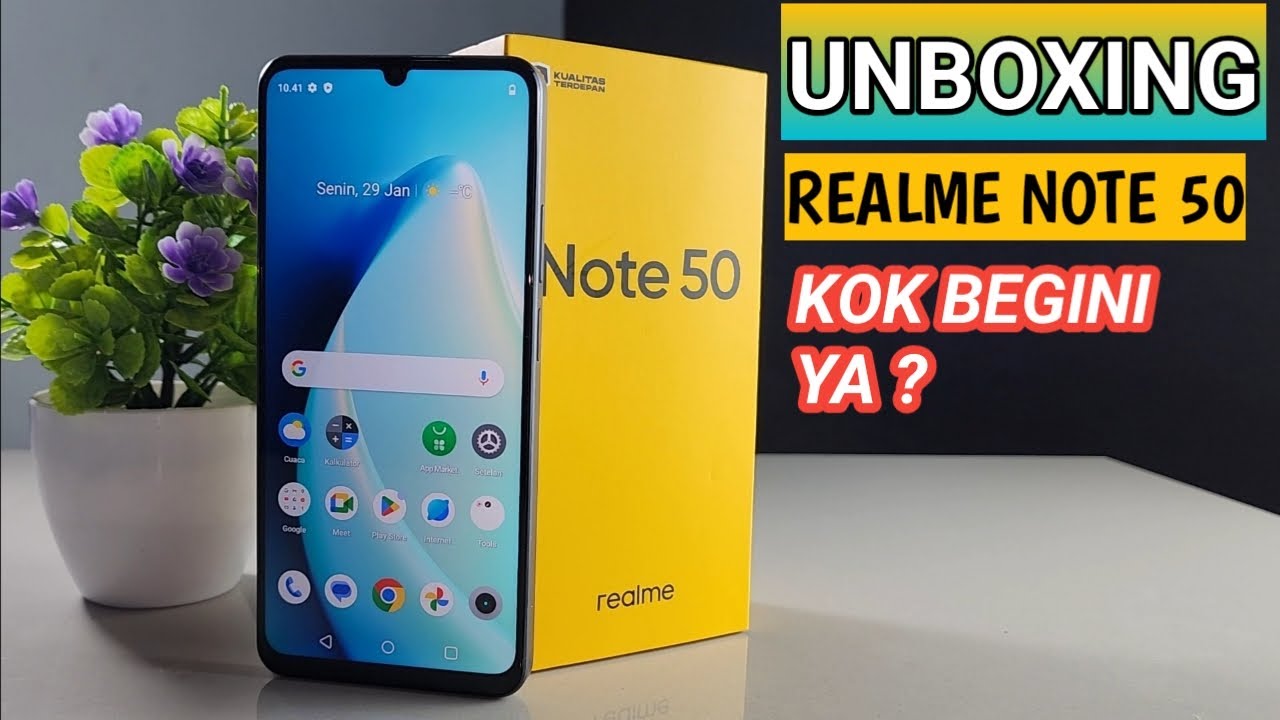 Unboxing Realme Note 50 Indonesia - YouTube