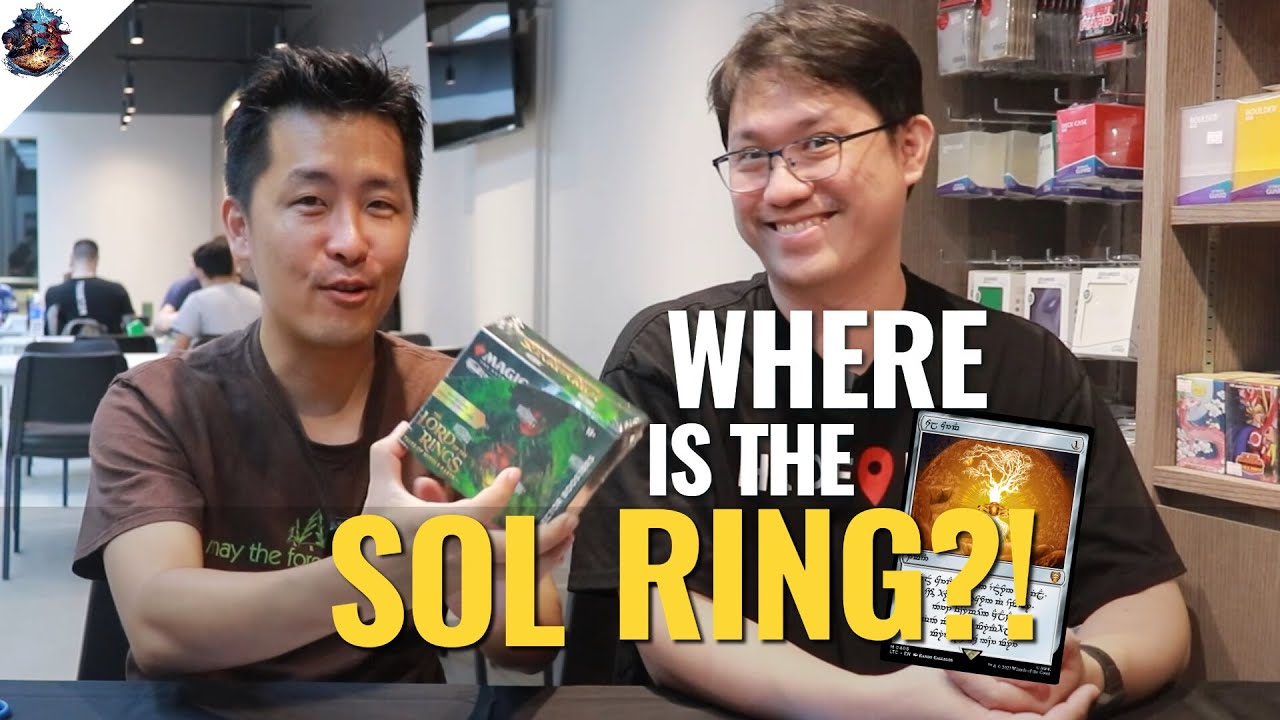 We Just Want the SOL RING! MTG Lord of the Rings Collector Box Opening ...