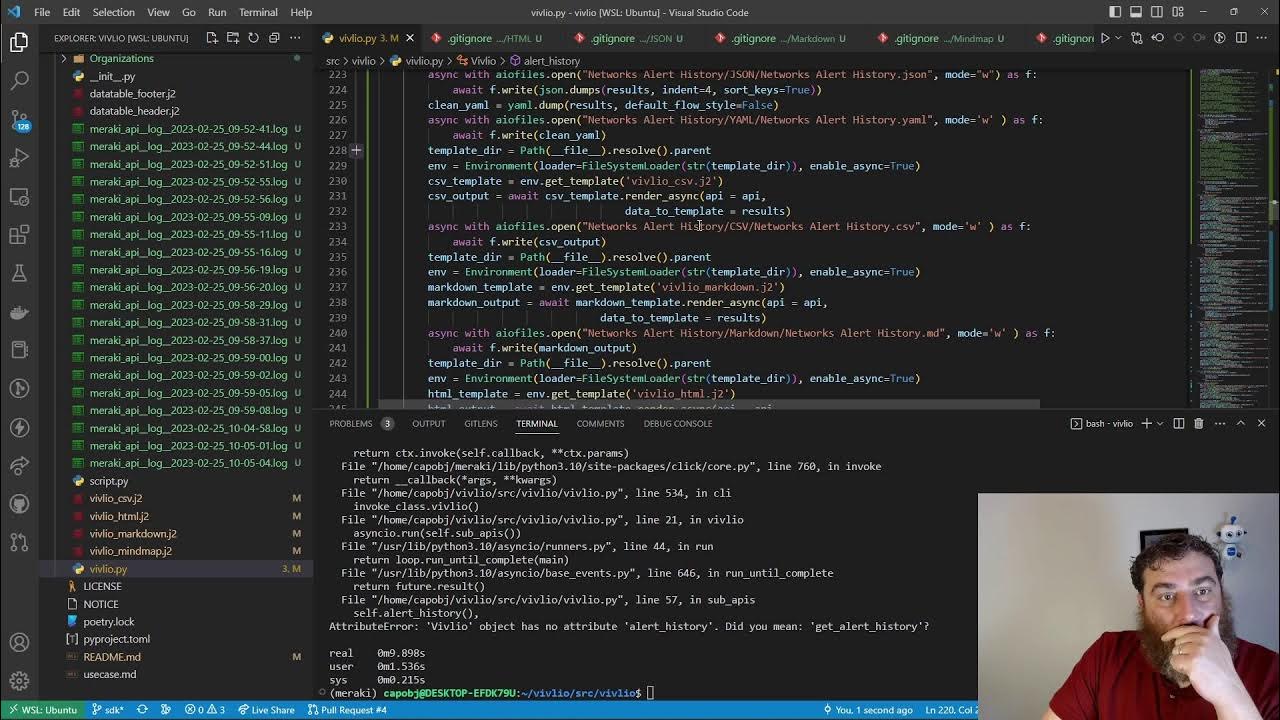 Meraki SDK async live development stream - YouTube