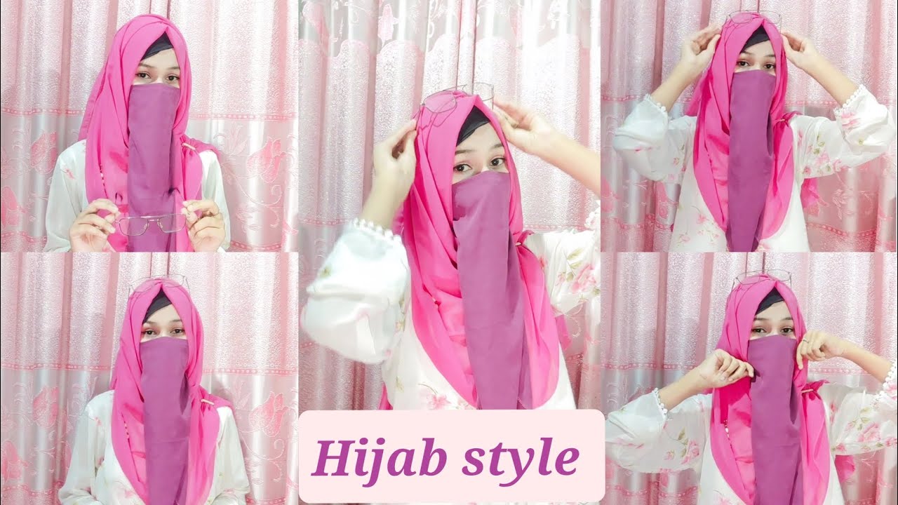 Nose niqab tutorial | Hijab tutorial | Full coverage hijab & niqab ...