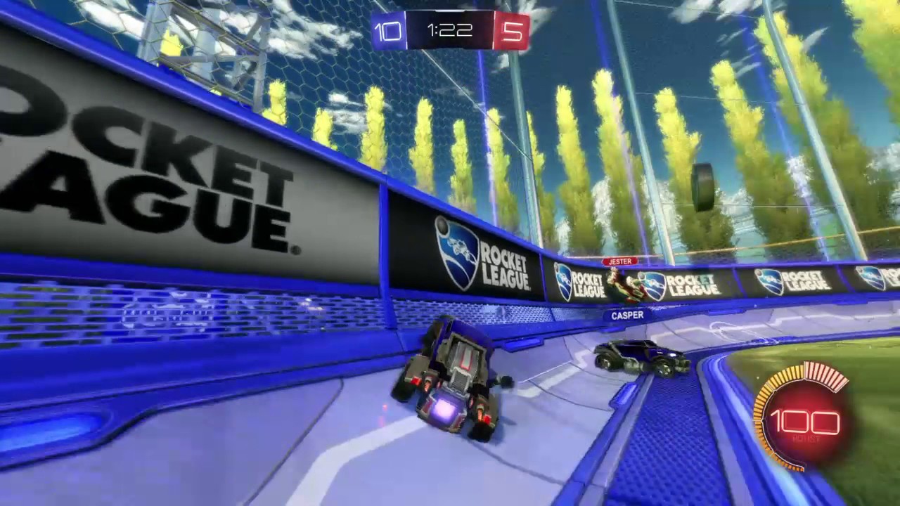 Rocket League hockey - Smash and grab and go - YouTube