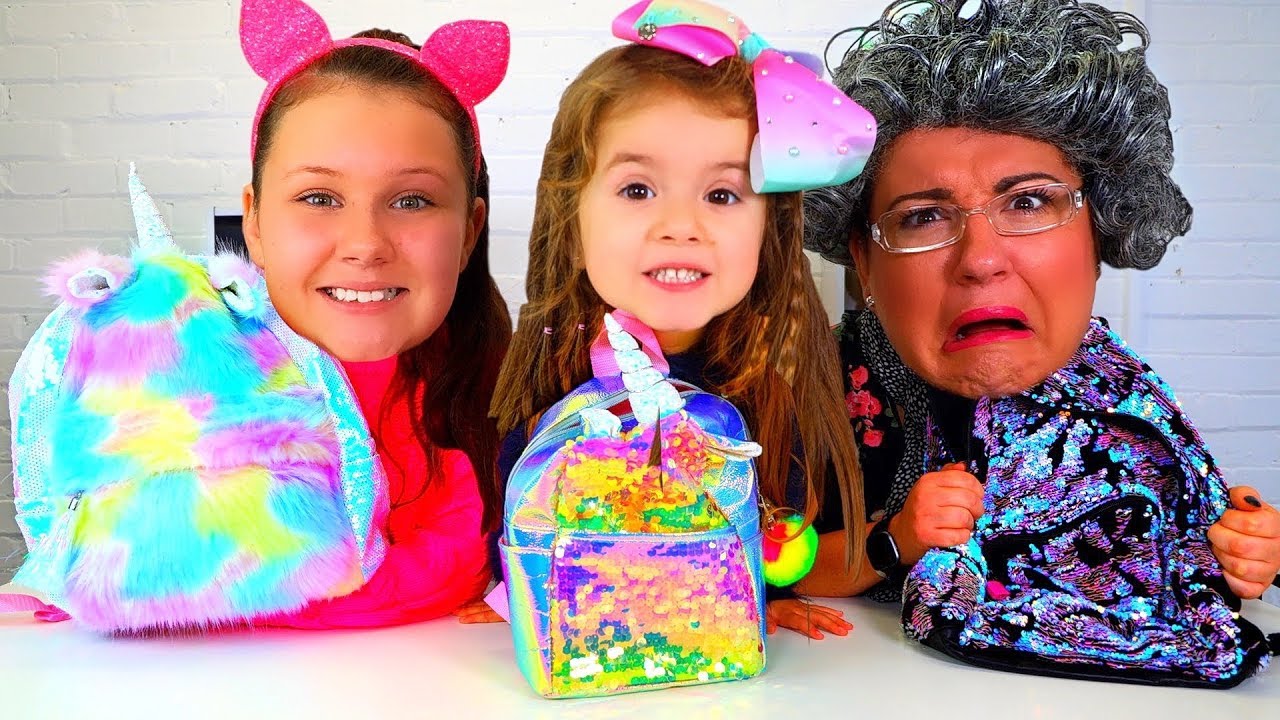 Ruby & Bonnie Play Back To School Switch Up Challenge - YouTube