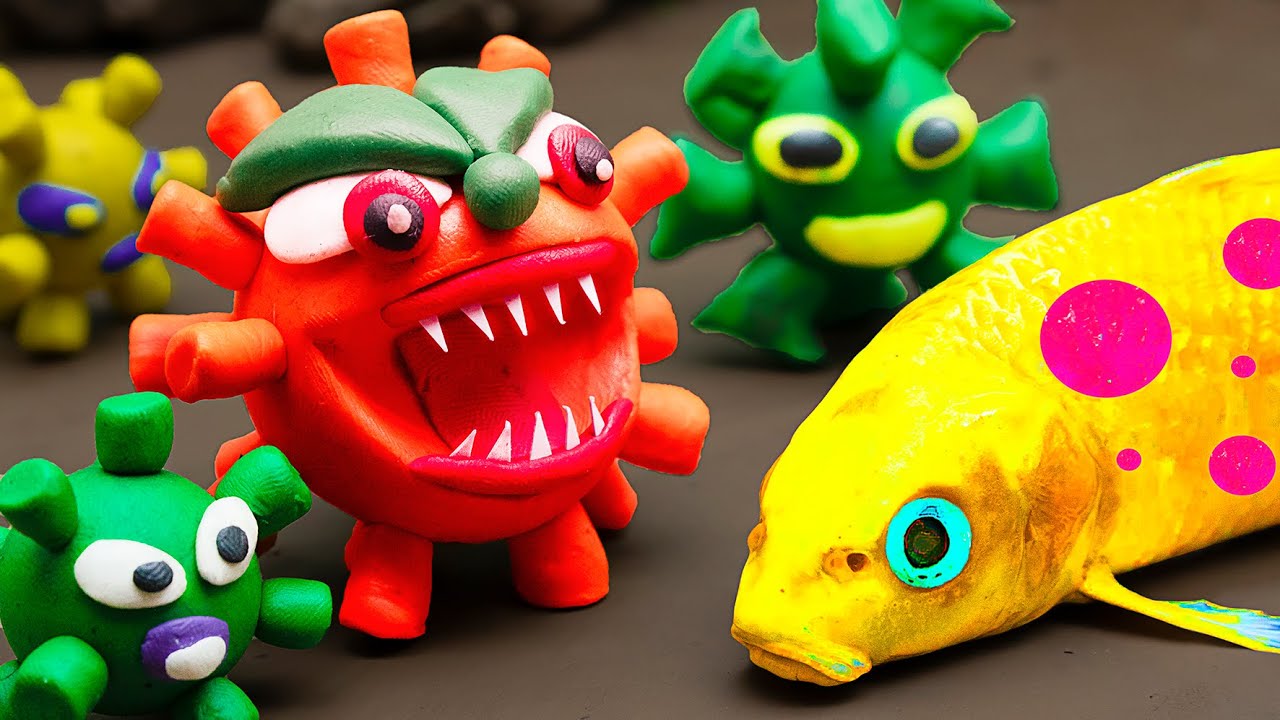 Stop Motion Koi Fish, Eels, Catfish, Attacked By Plants Vs Zombies ...