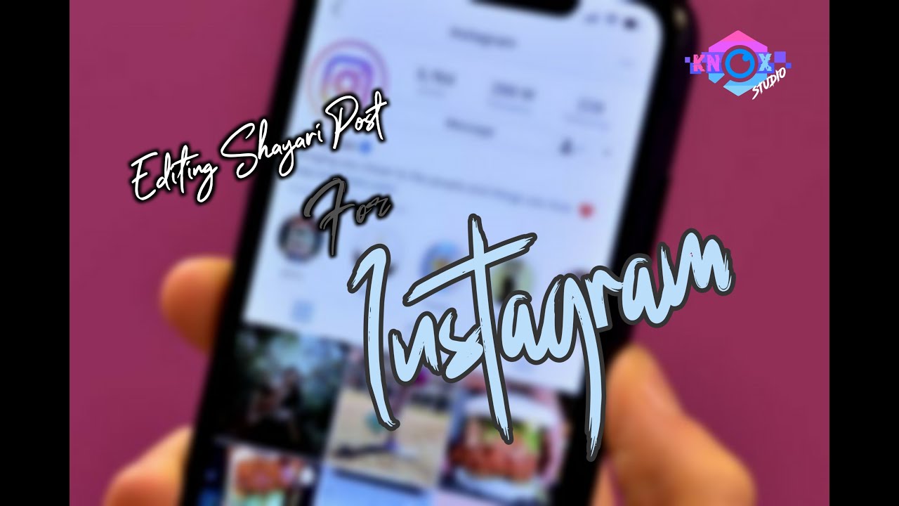 How To Make Professional Instagram Shayari Post With PixelLab - YouTube