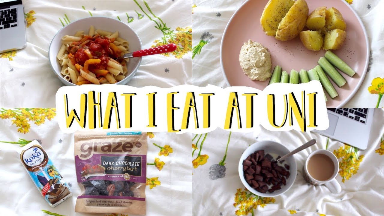 What I Eat in a Week at Uni | Student Meals | TheKingBeth - YouTube