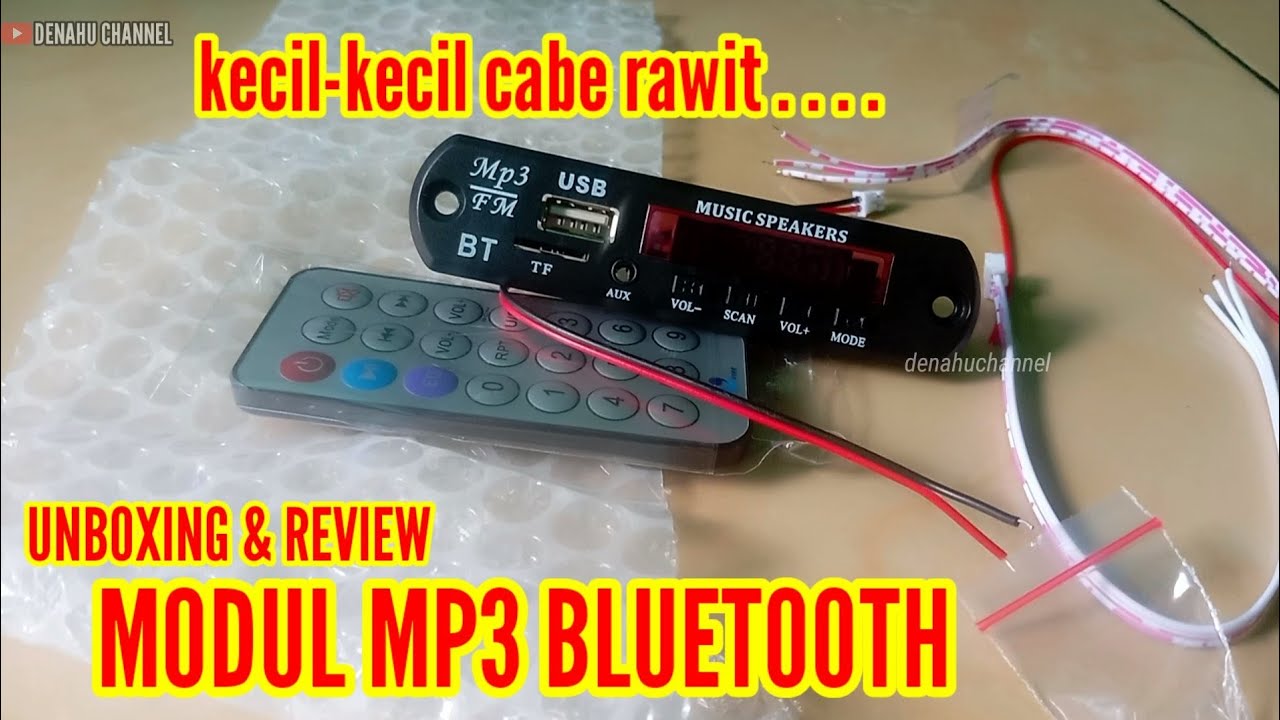 UNBOXING MODUL MP3 BLUETOOTH - YouTube