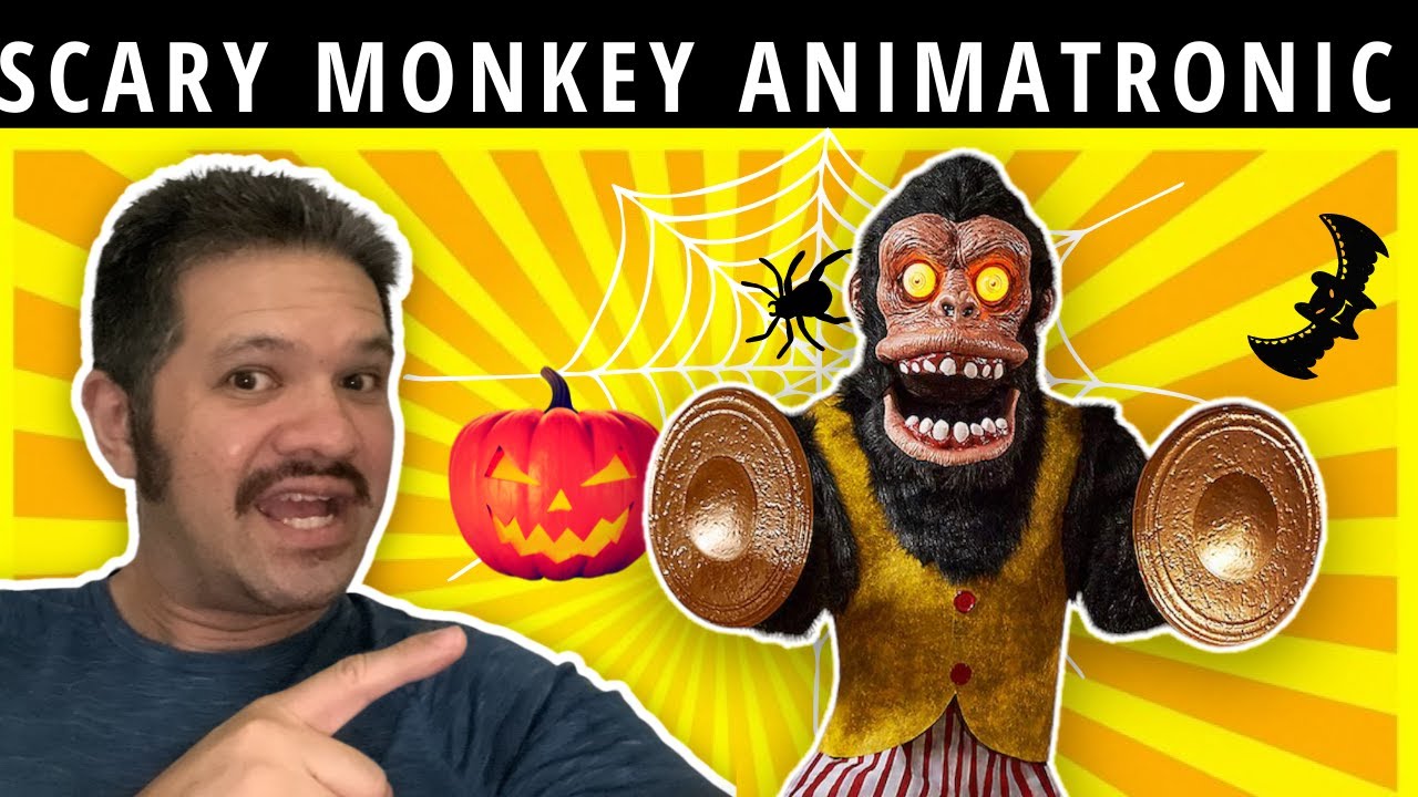 Scary Monkey Animatronic from Spirit Halloween - YouTube