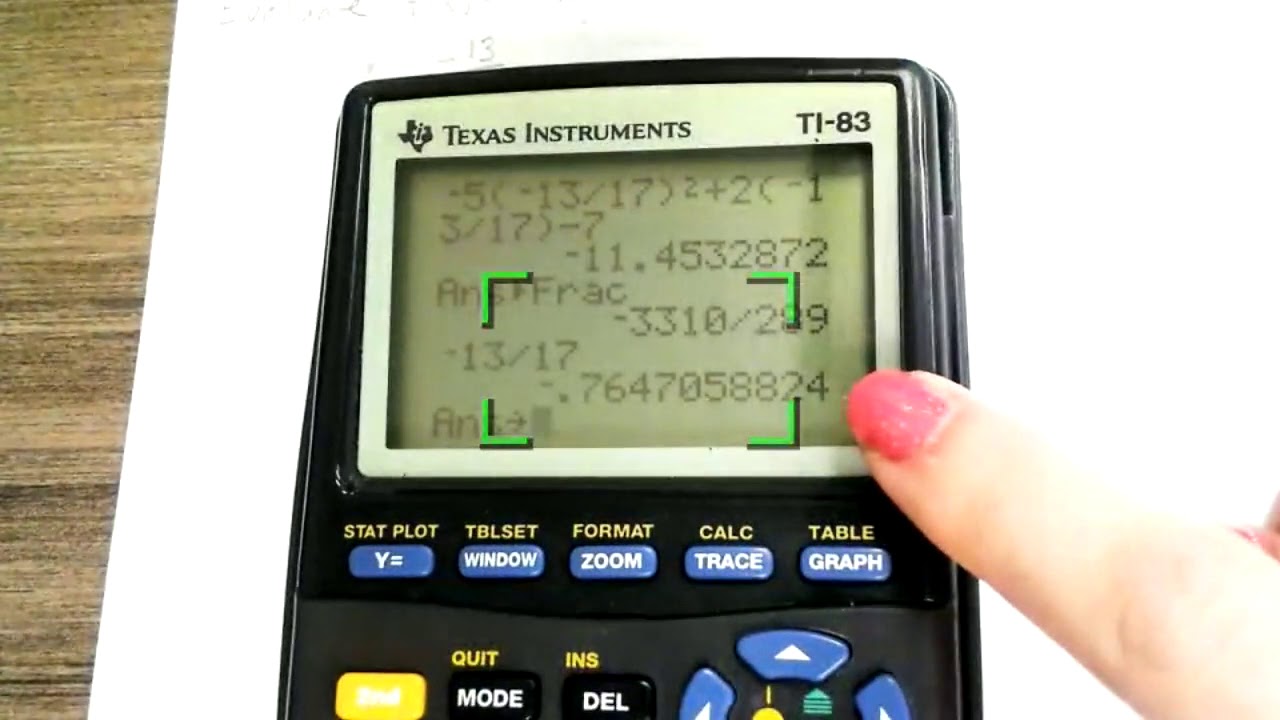 Storing Variables On TI 83 84 Calculator YouTube Storing Variables On TI 83 84 Calculator YouTube